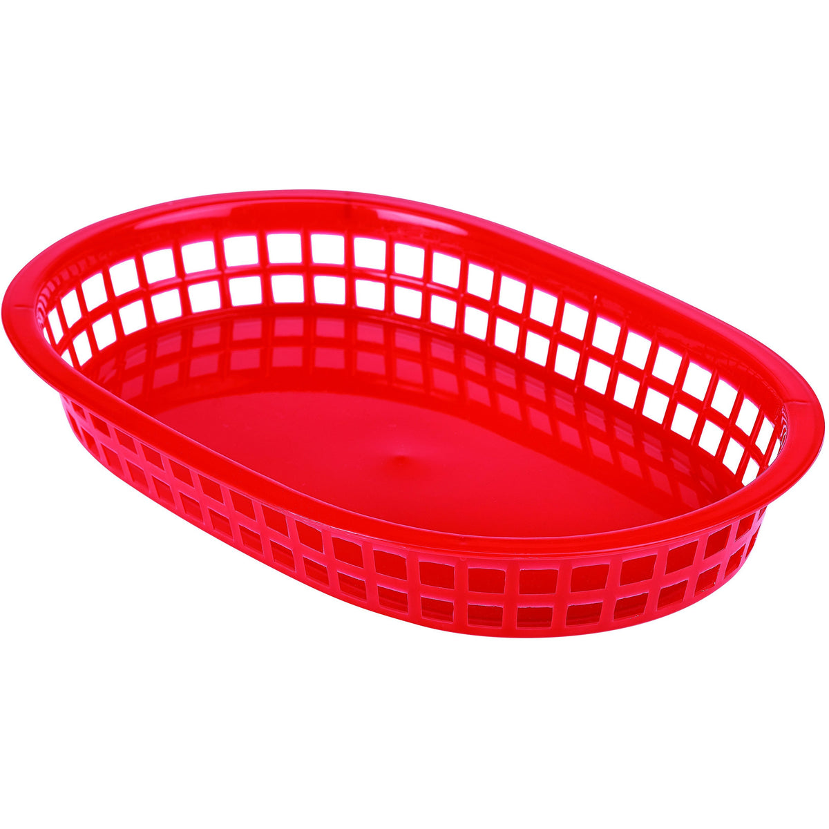 Serving Basket Red 27.5 x 17.5cm (Pack 6) — Envibe