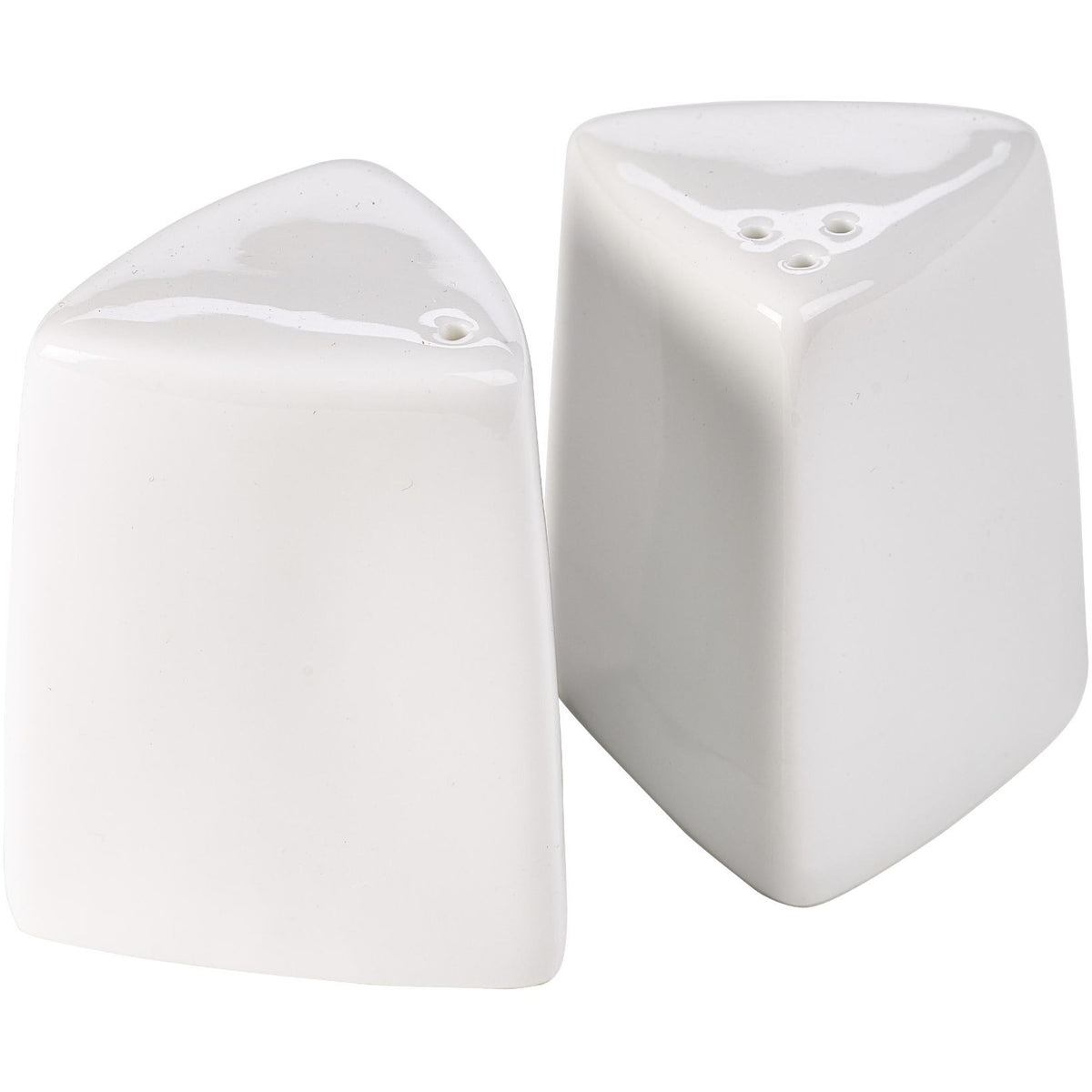 Porcelain Triangular Salt Shaker 6cm/2.5" (Pack 6) — Envibe